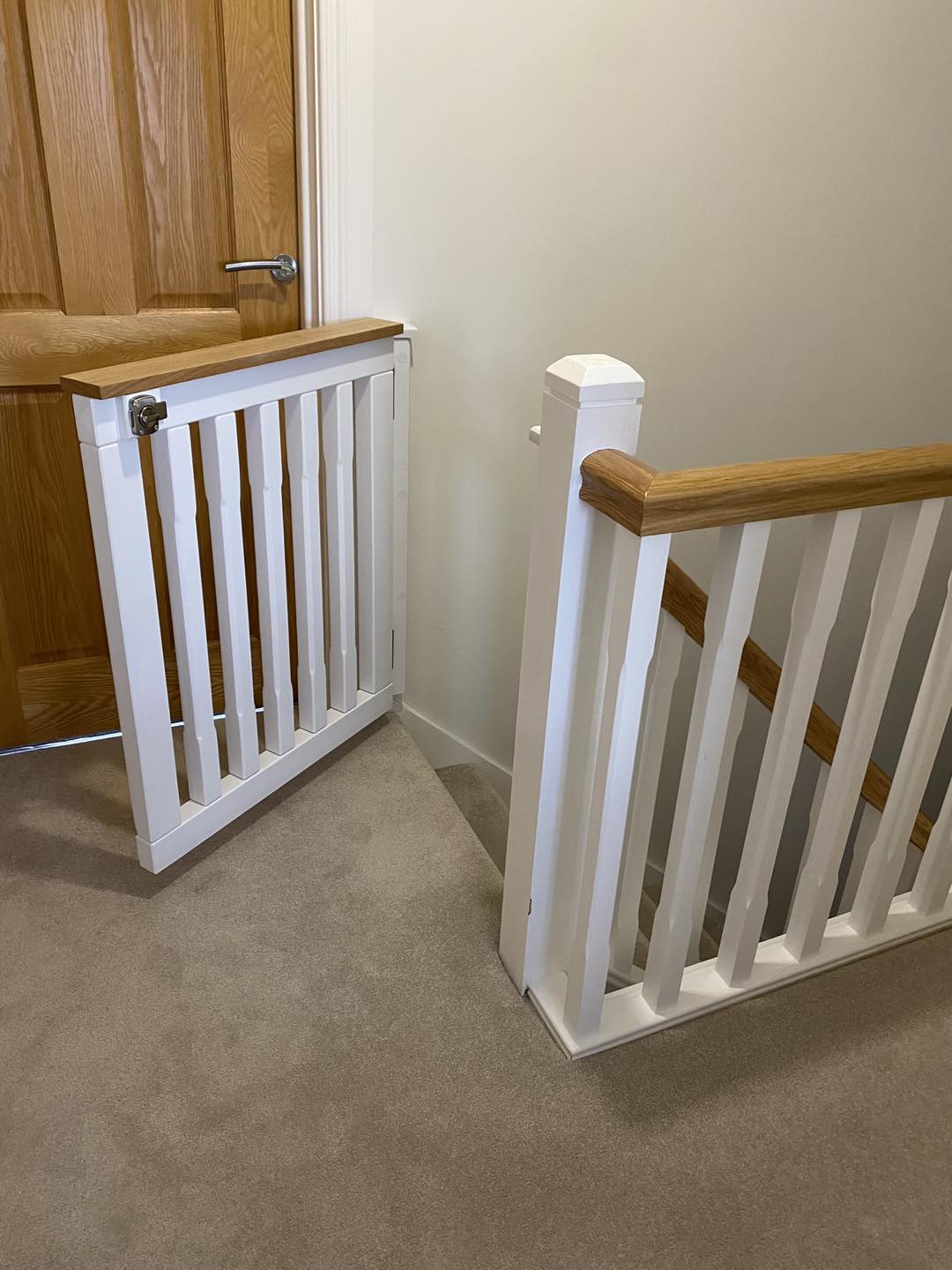 Bespoke Stair Gates in Belfast | Matthew King Woodworking